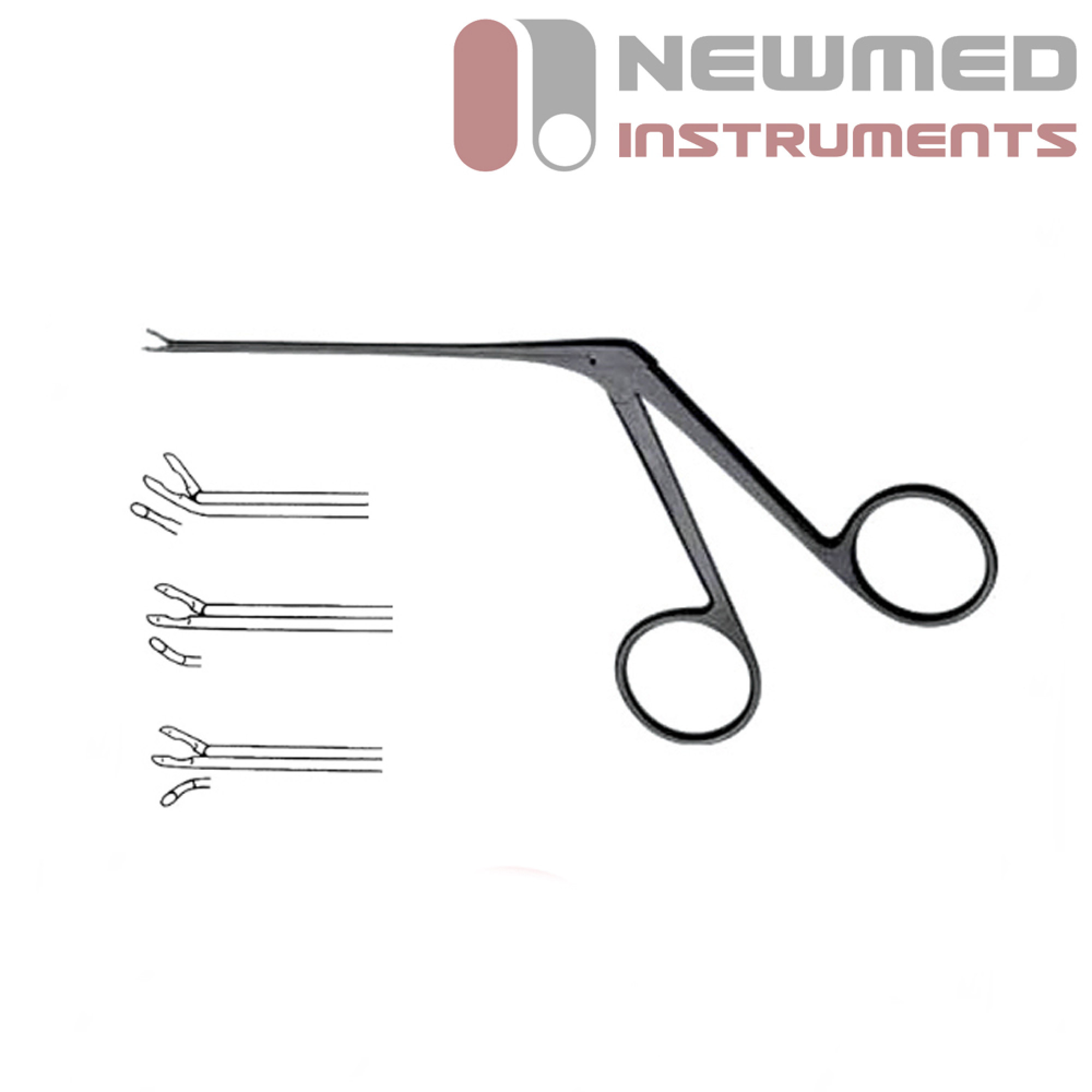 Micro Ear Forcep - Black Coated ( Cup Shaped ) | New Med Instruments